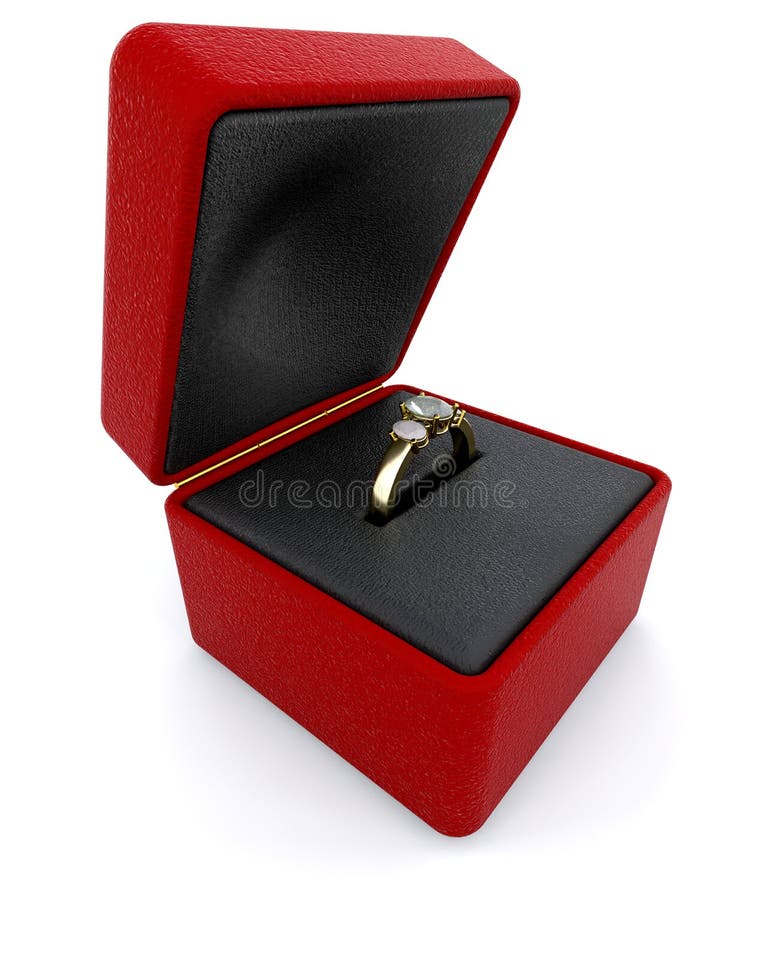Romantic Engagement Ring Box Stock Illustrations – 6,635 Romantic ...
