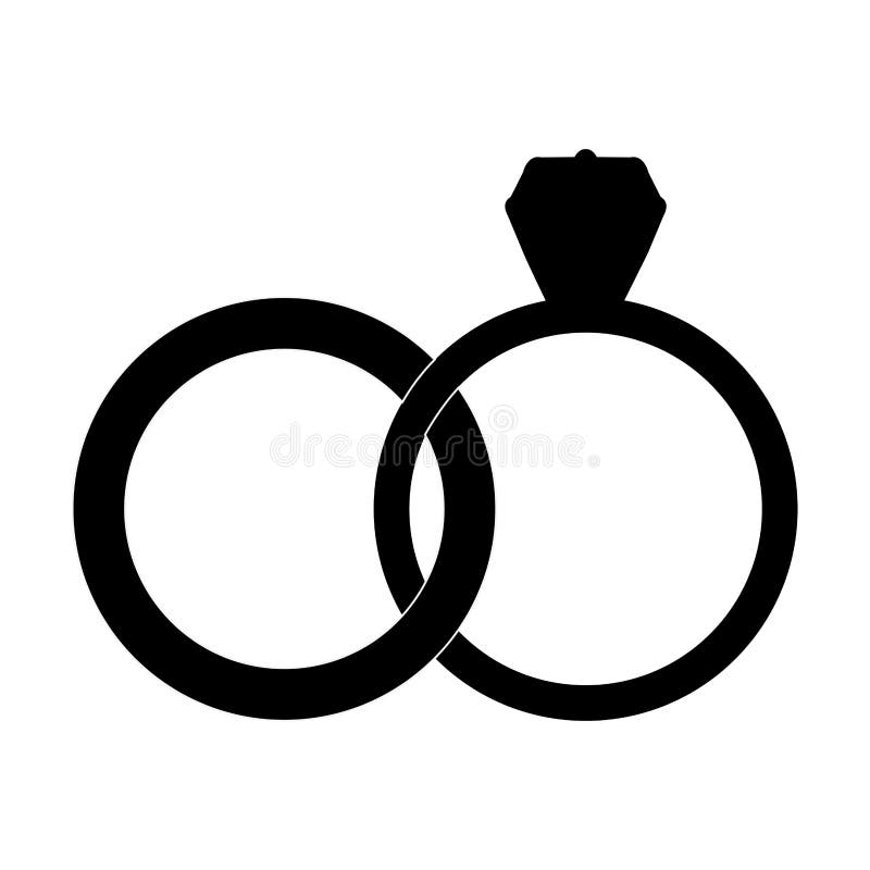 Engagement ring icon image stock vector. Illustration of ring - 80396931