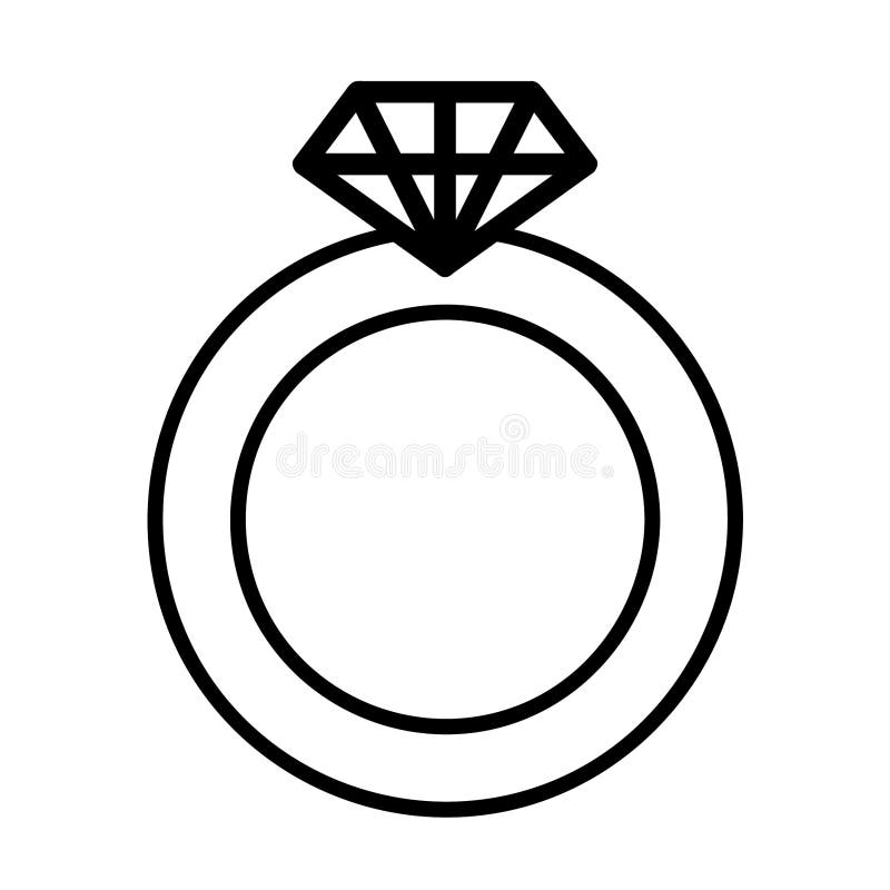 Engagement Ring Illustration by Crafteroks Stock Vector - Illustration ...
