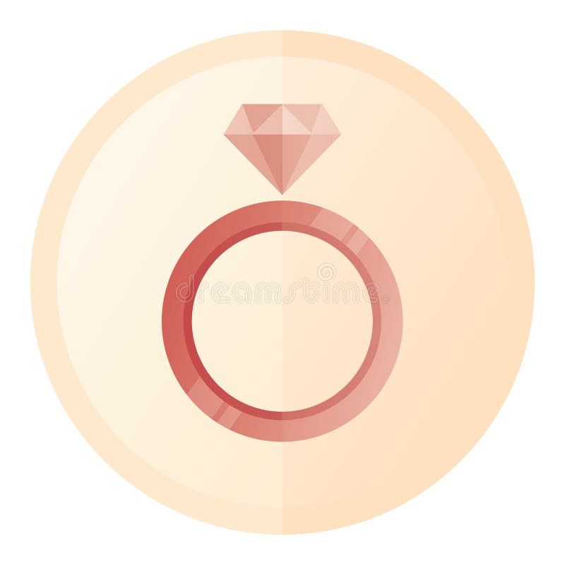 Engagement Ring. Vector Illustration Decorative Design Stock Vector ...