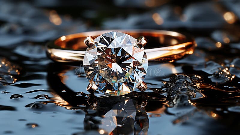 Engagement Rings Symbols of Love and Commitment Stock Illustration ...