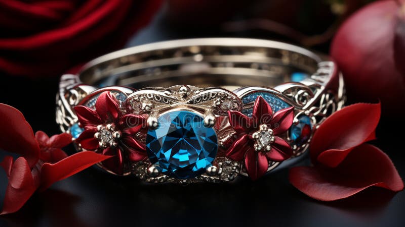 Engagement Rings Symbols of Love and Commitment Stock Illustration ...