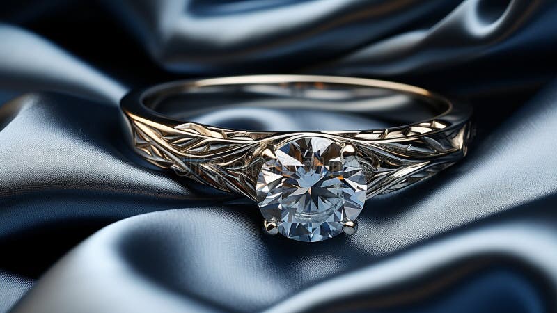 Engagement Rings Symbols of Love and Commitment Stock Illustration ...