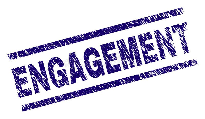 Grunge Textured ENGAGEMENT Stamp Seal Stock Vector - Illustration of ...