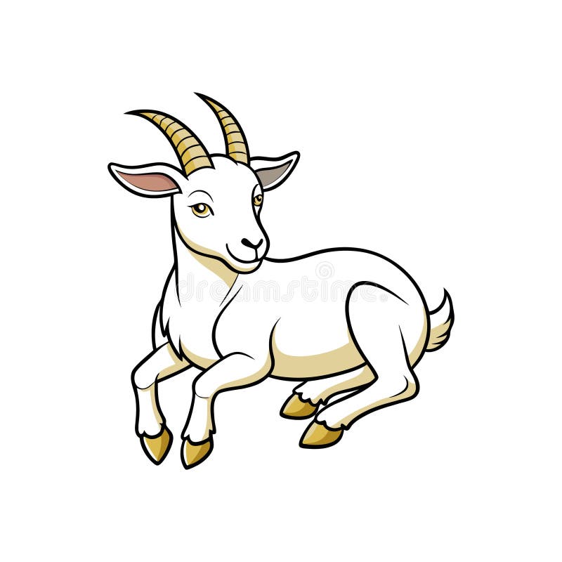 Creative Fainting Goat Coloring Activity Stock Photo - Illustration of ...