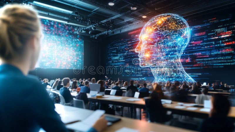 Engaging Ai Presentation with Dynamic Visuals at a Technology ...