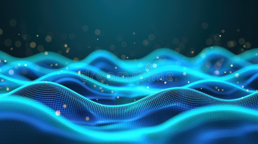 Engaging Audio Waveform Technology Backdrop for Creative Projects Stock ...