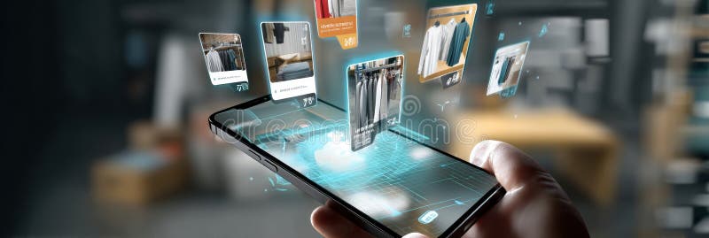 Engaging Augmented Reality Experience Displaying Floating Product Cards ...