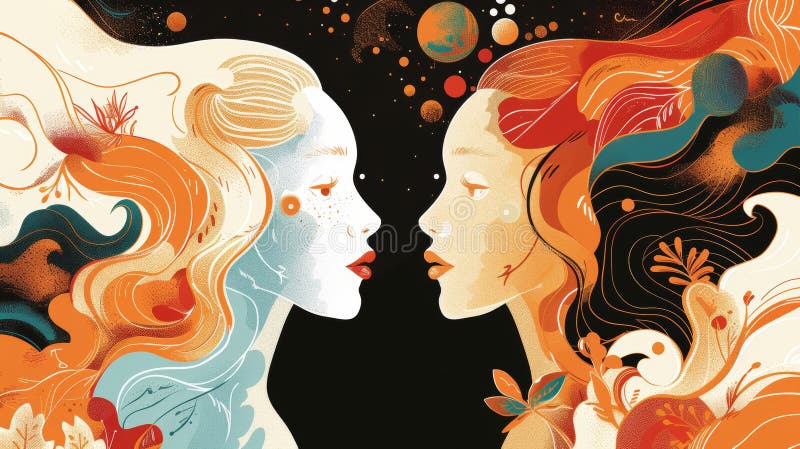 Intertwined Souls an Artistic Exploration of Connection that is Both ...