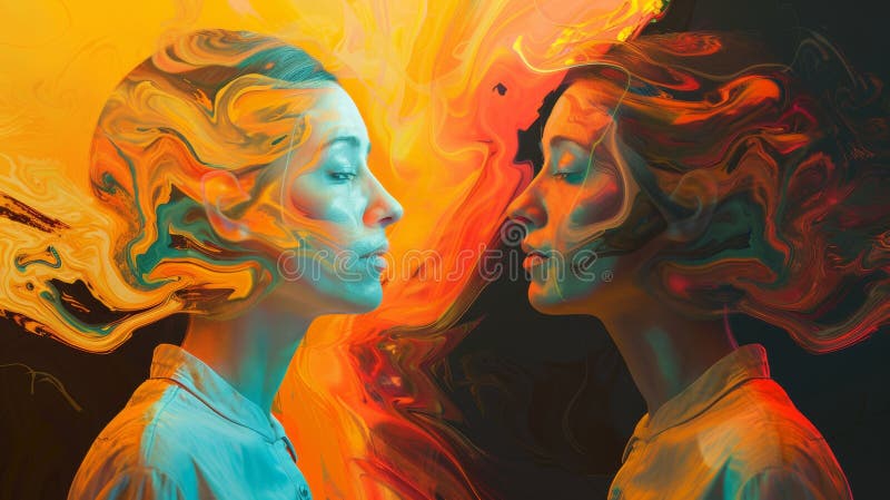 Intertwined Souls an Artistic Exploration of Connection that is Both ...