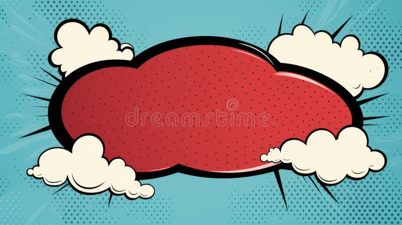 Engaging Cartoon Speech Bubble Design for Comic Strips Stock ...