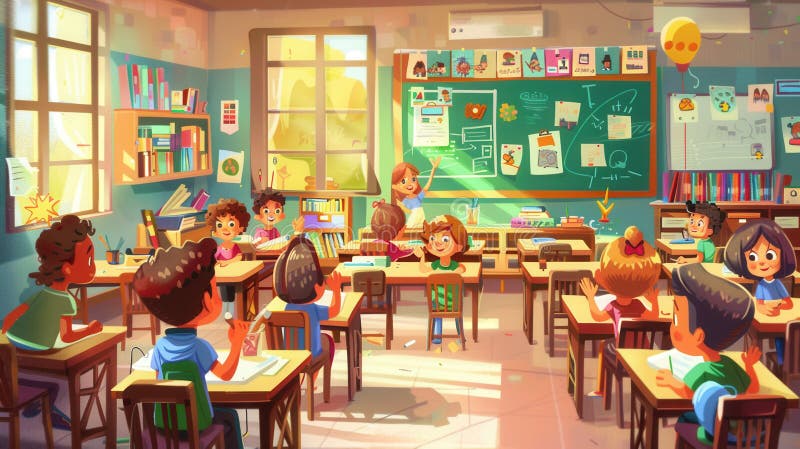 Engaging Classroom Environment with Students Focused on Learning and ...