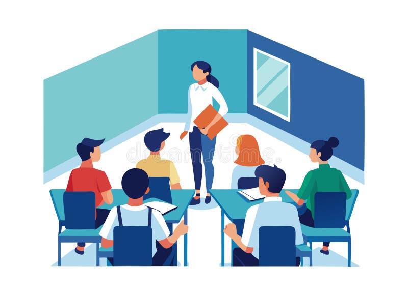 Engaging Classroom Lecture with Teacher and Students - Modern ...