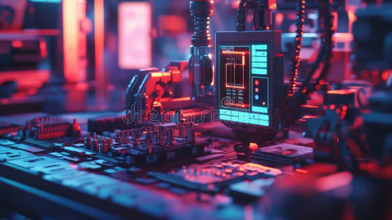 An Engaging Closeup of a Modular Fabrication Tool Displaying ...