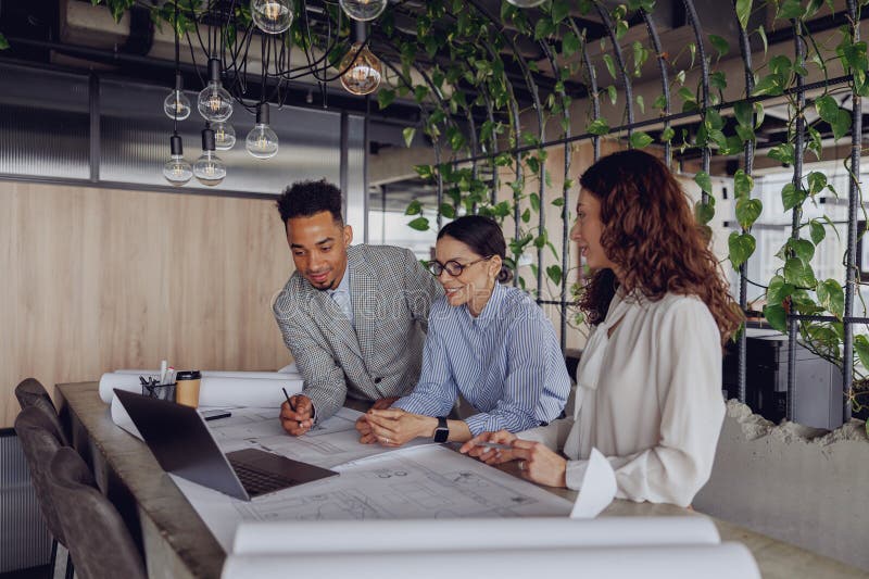 Engaging in a Collaborative Team Meeting within a Modern and Innovative ...