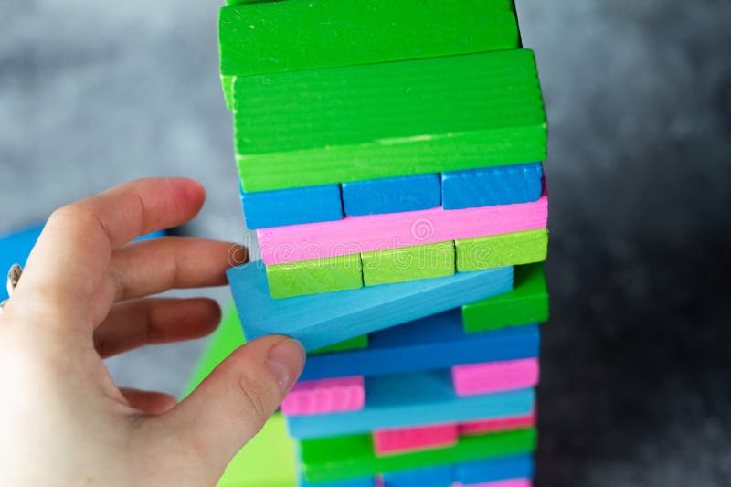 Engaging and Colorful Stacking Game Featuring Vibrant Blocks for Both ...