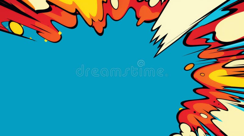 Engaging Comic Panel with Vibrant Colors and Dynamic Speech Bubbles for ...