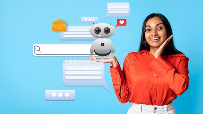 Engaging Communication between a Woman and a Virtual Assistant ...