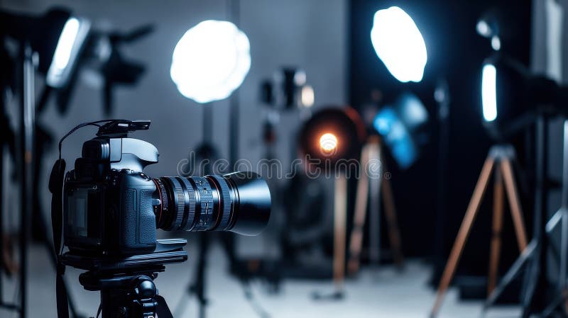Professional Studio Setup Lighting Equipment Generated Using Ai Stock Photos - Free & Royalty ...