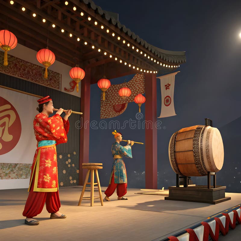 Engaging 3D Cultural Performances Showcase Vibrant Art, Music, and ...