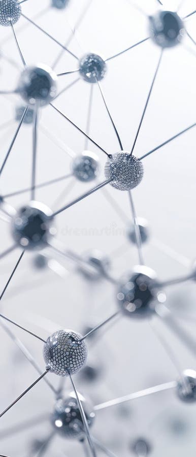 An Engaging 3D Depiction of a Network of Nodes Representing Global ...