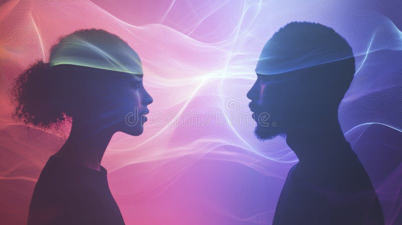 Engaging Dialogue between Two Individuals Abstract Background Digital ...