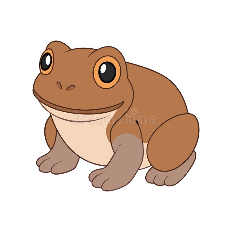 Engaging Endemic Toad Coloring Template Stock Photo - Illustration of ...