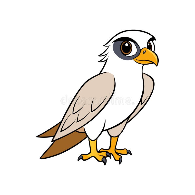 Engaging Falcon Coloring Page Stock Image - Illustration of cartoon ...