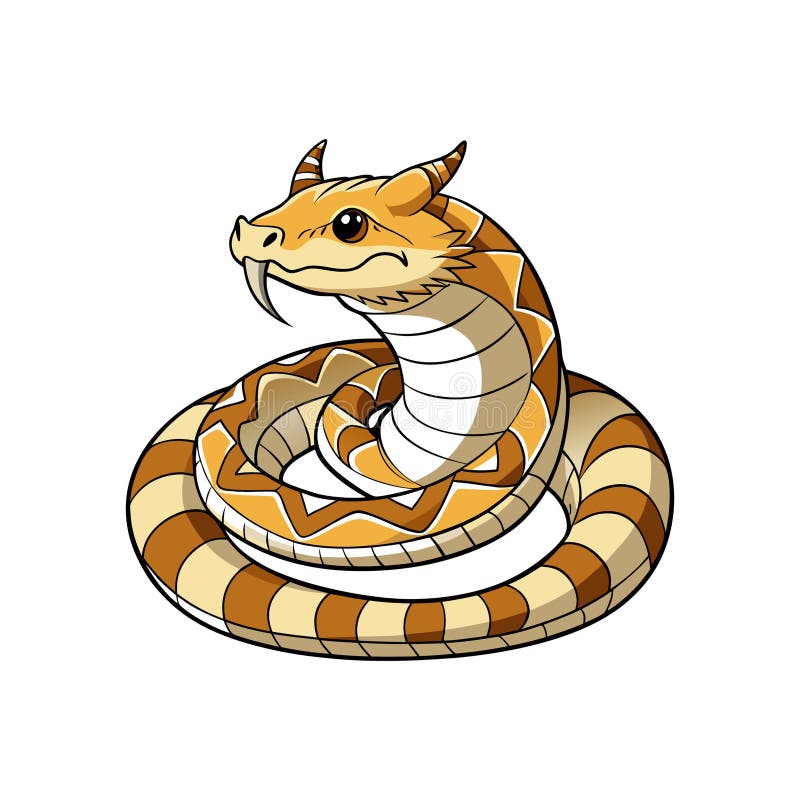 Engaging Gaboon Viper Coloring Activity Stock Image - Illustration of ...