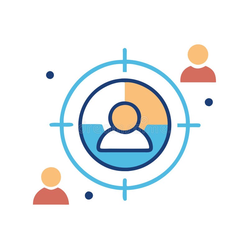 Engaging Icon for Customer Segmentation Stock Vector - Illustration of ...