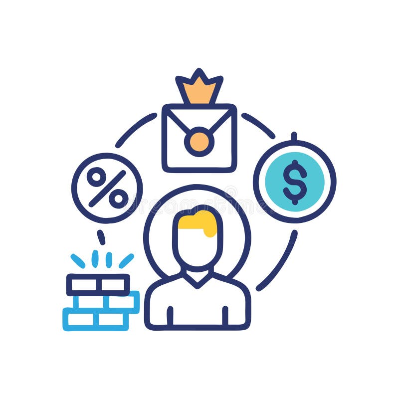 Engaging Icon for Customer Value Propositions Stock Vector ...