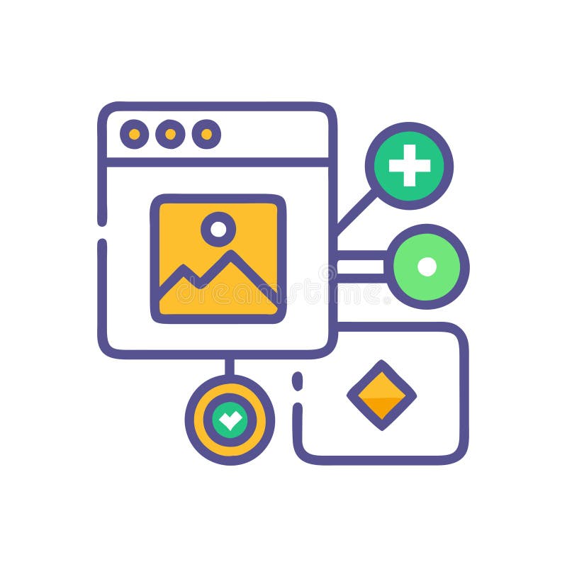 Engaging Icon for Digital Asset Management Stock Vector - Illustration ...