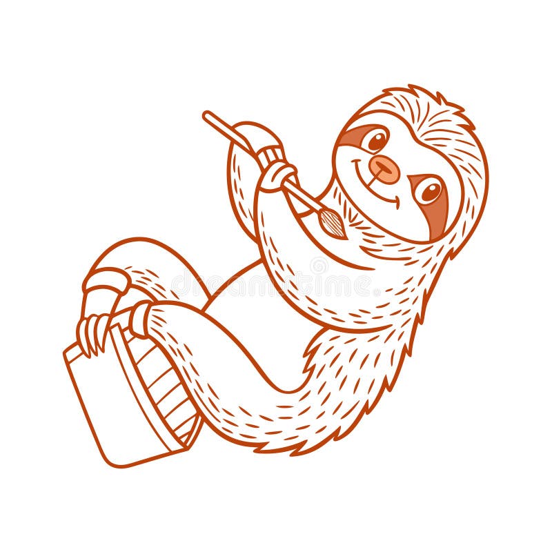 Chilled Sloth Tattooing Stock Illustrations – 8 Chilled Sloth Tattooing ...
