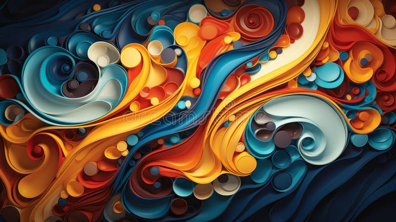 Engaging Illustrations Featuring Dynamic DNA with Bold Contrasts and ...