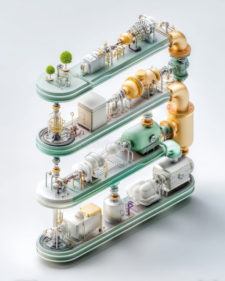 Innovative Factory Model Showcasing the Path To Net Zero and Carbon ...