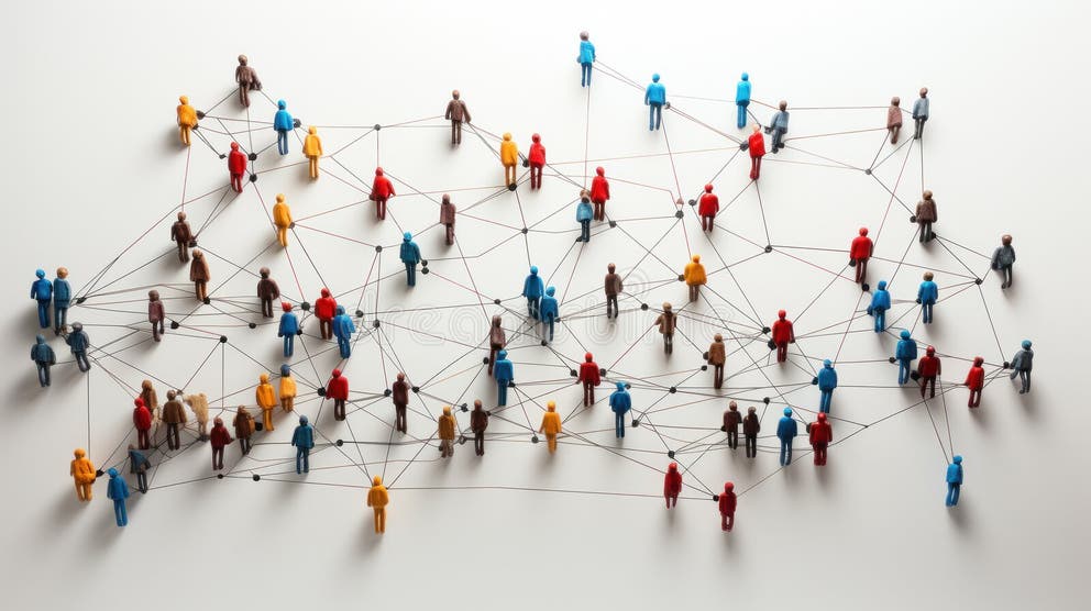 Connected Stick Figures: Networking in Unity Stock Photo - Image of ...