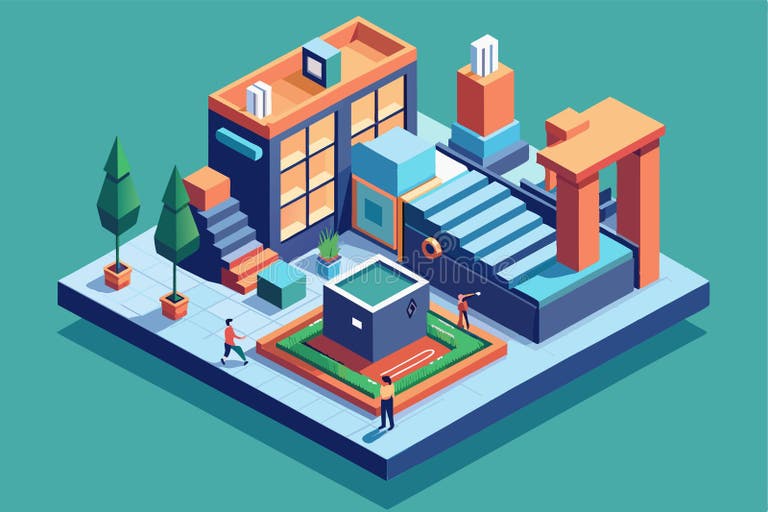 Architecture Greenery Stock Illustrations – 35,899 Architecture ...