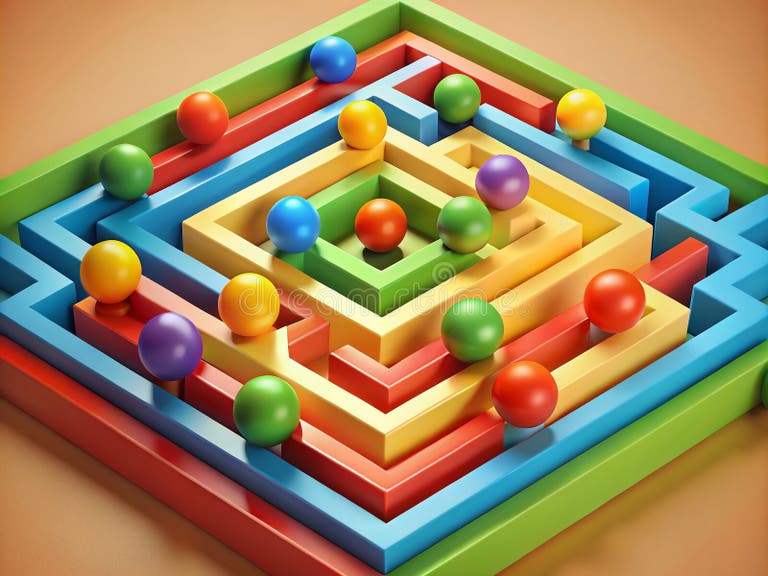 Engaging Kids Maze Game Simple Labyrinth Puzzles for Developing Logic ...