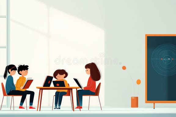 Engaging Learning Environment with Students Focused on Their Laptops ...