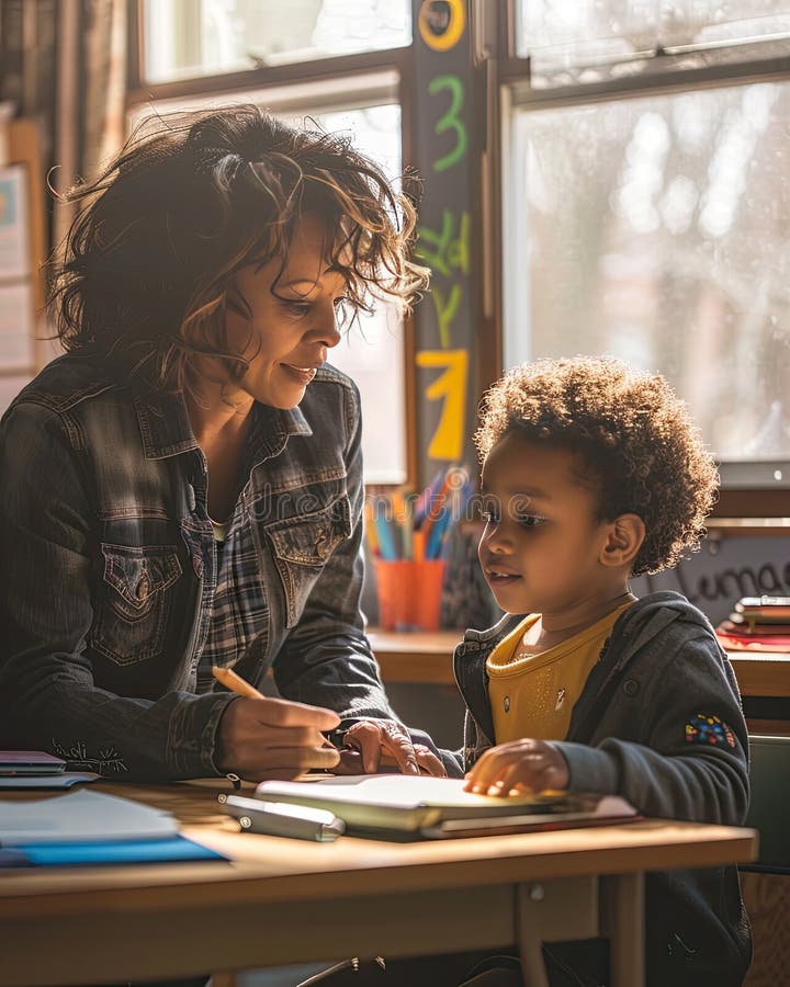 Engaging Learning Moment during Classroom Activity with Teacher and ...