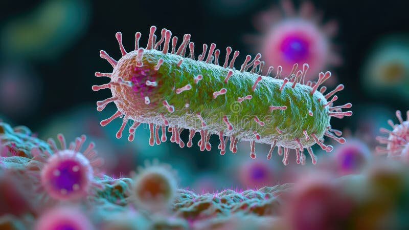 Engaging Microscope View of Single Virus Amid Chaotic Bacterial ...