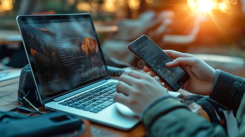 Engaging in Multitasking Activities Using a Laptop and Smartphone while ...