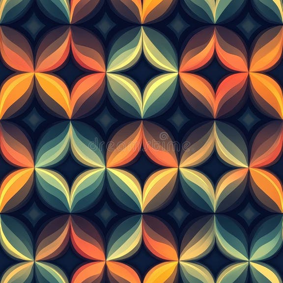 Engaging Pattern of Circles in Various Sizes and Colors Creating a Playful and Dynamic Visual ...