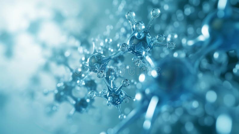 Engaging Photograph of Abstract Scientific Elements on a Clean Backdrop ...