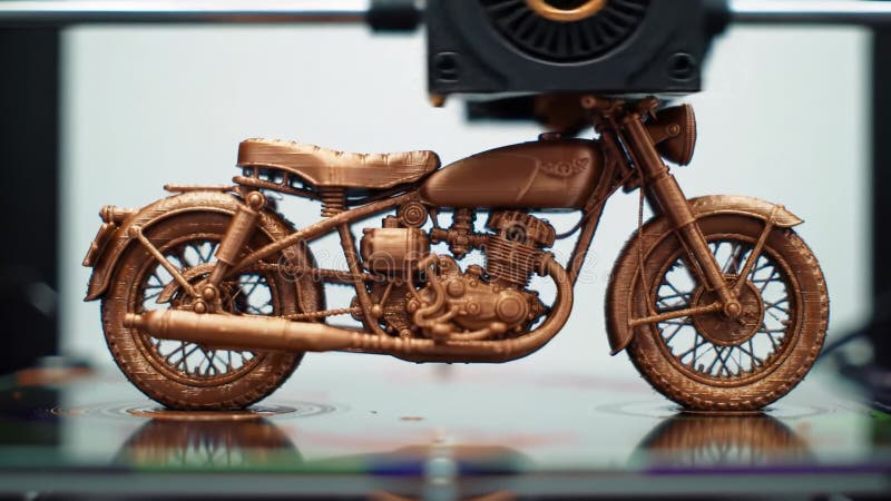 3D Printing a Detailed Motorcycle Model with Realistic Textures and ...
