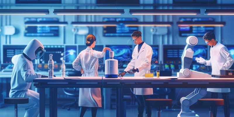 Engineers and Scientists Work on Bionics Exoskeleton Prototype in ...