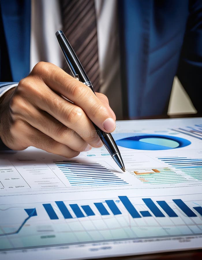 Engaging in Strategic Planning and Analysis Stock Image - Image of ...