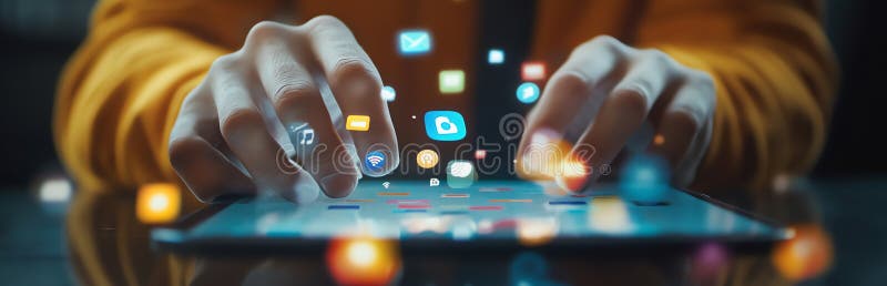 Engaging with Technology: Hands Operating a Touchscreen Device with ...