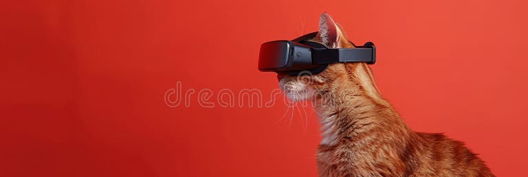 Engaging Virtual Reality Cat Design with Ample Space for Adding Captivating Text or Graphics ...