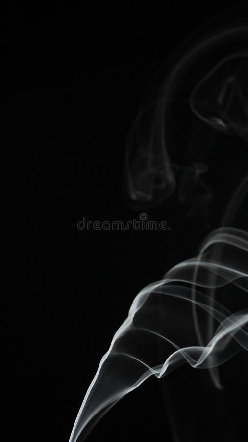 Engaging Visual of Smoke Swirling on Dark Background Stock Image ...